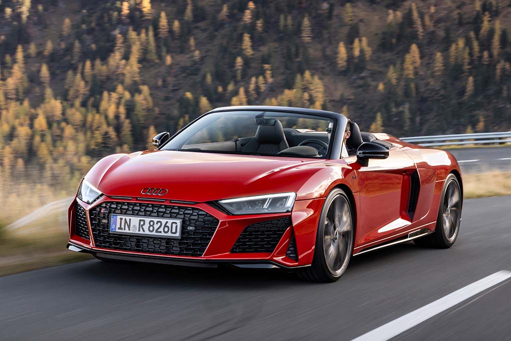 Audi R8 Red Convertible