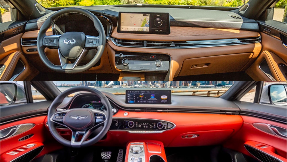 2022 Infiniti Qx60 Vs Genesis Gv70 Which Is Better Autotrader