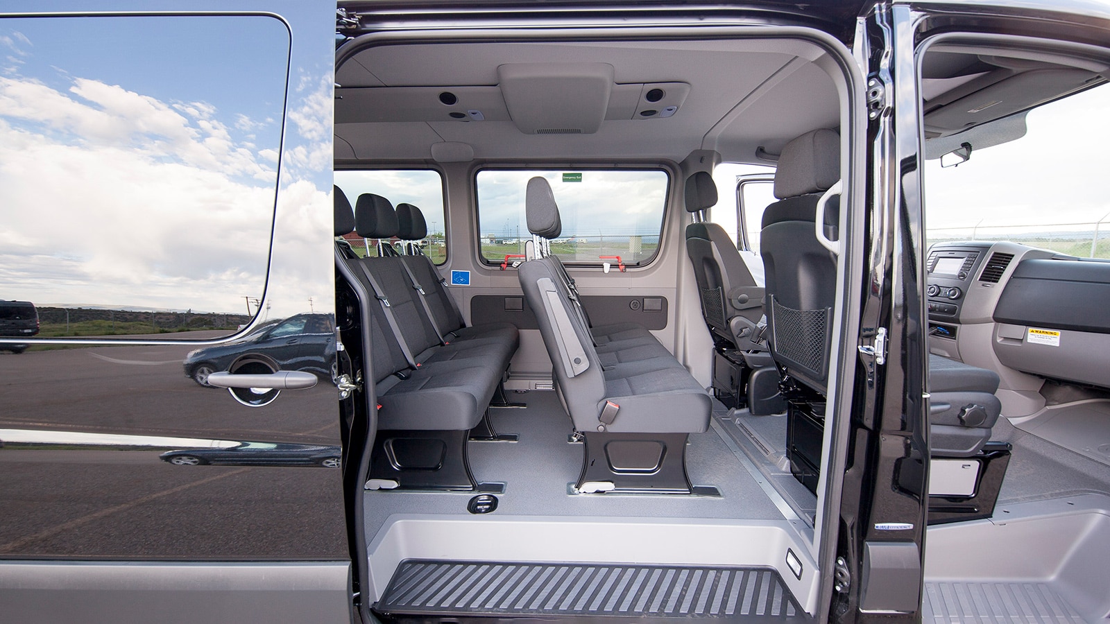 12 Passenger Mercedes Sprinter Interior
