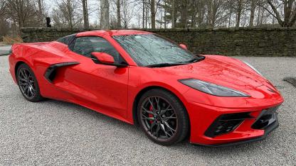 new corvette coloring page